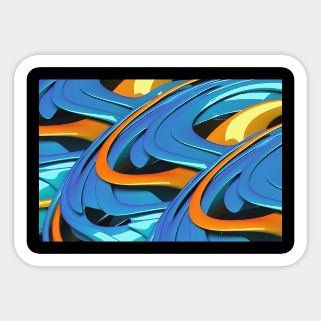 Abstract Stunning background - Stunning - Sticker | TeePublic